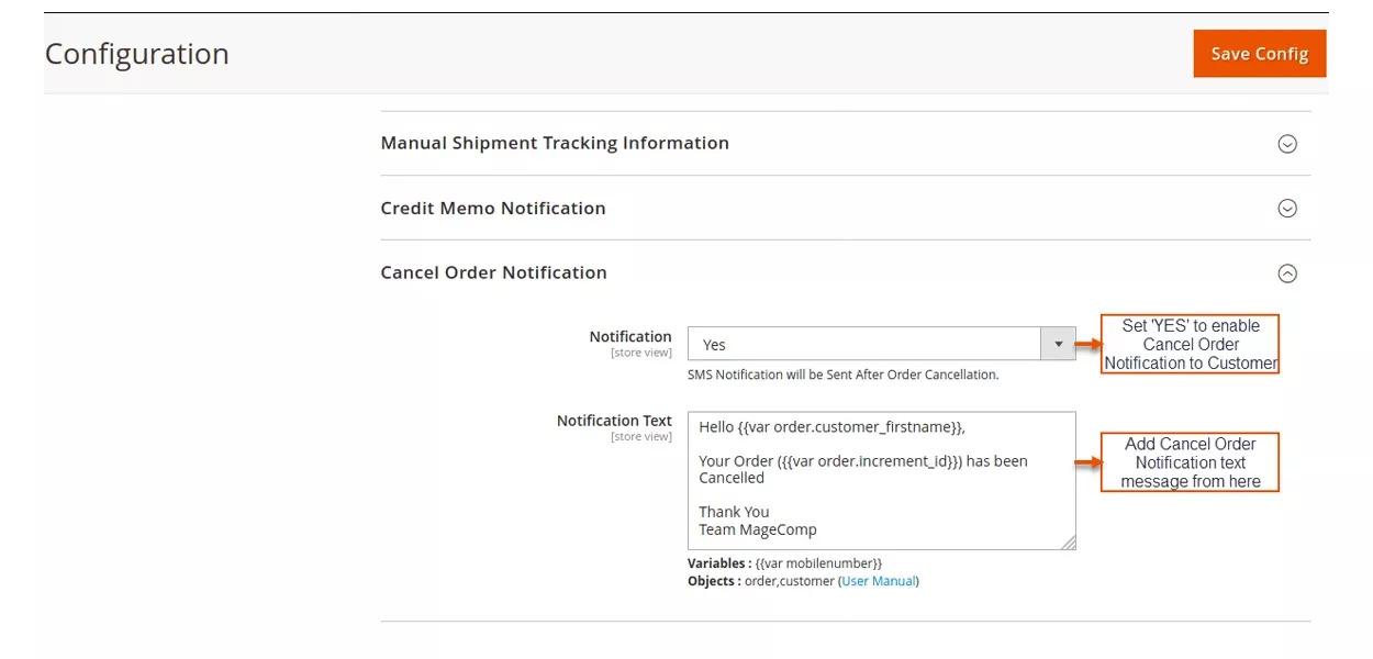 Magento 2 SMS Notification Pro by themagecomp | CodeCanyon